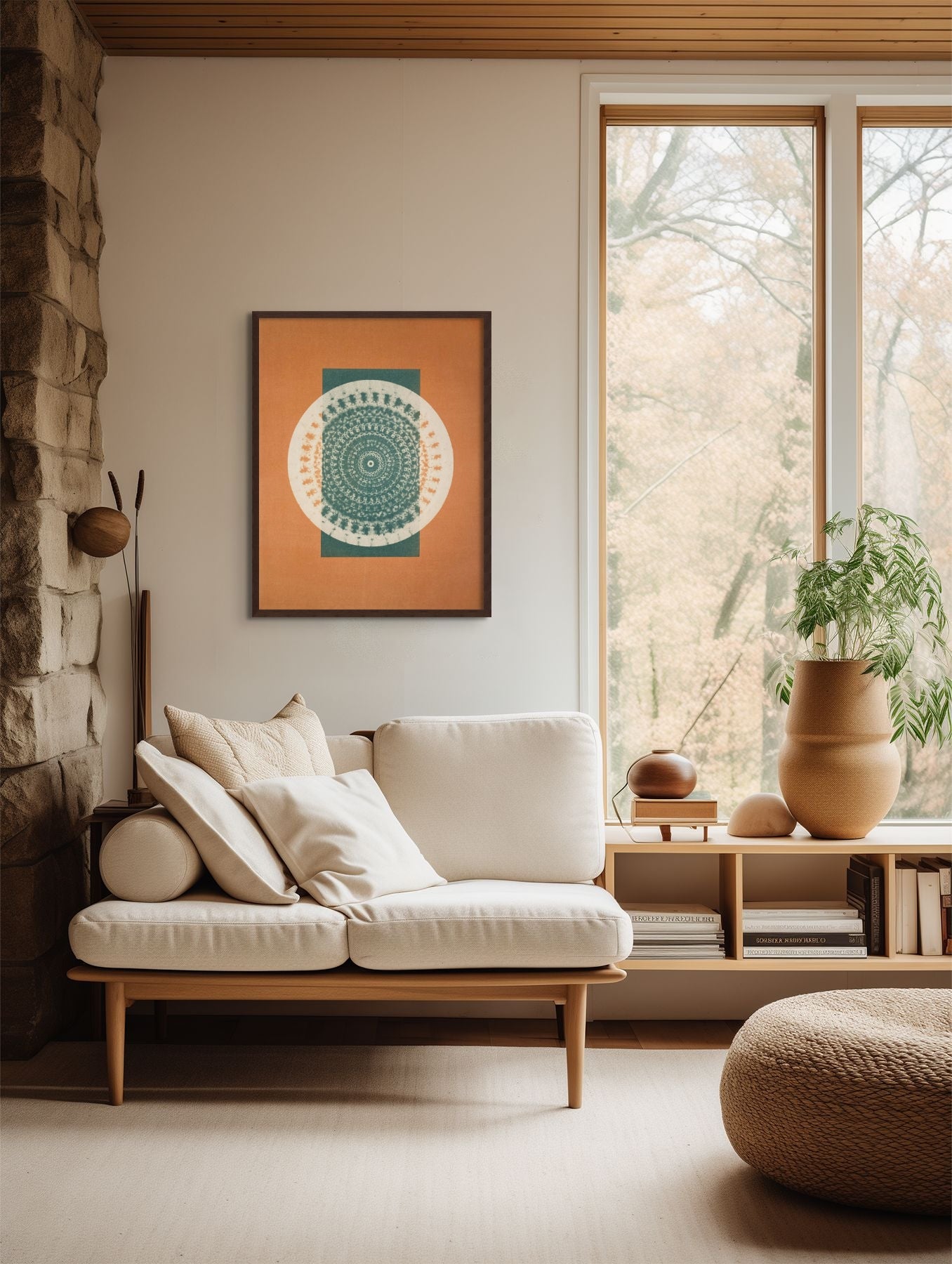 Desert Bauhaus VII - Mandala Wall Art - Maxwell Marshall – Maxwell Prints
