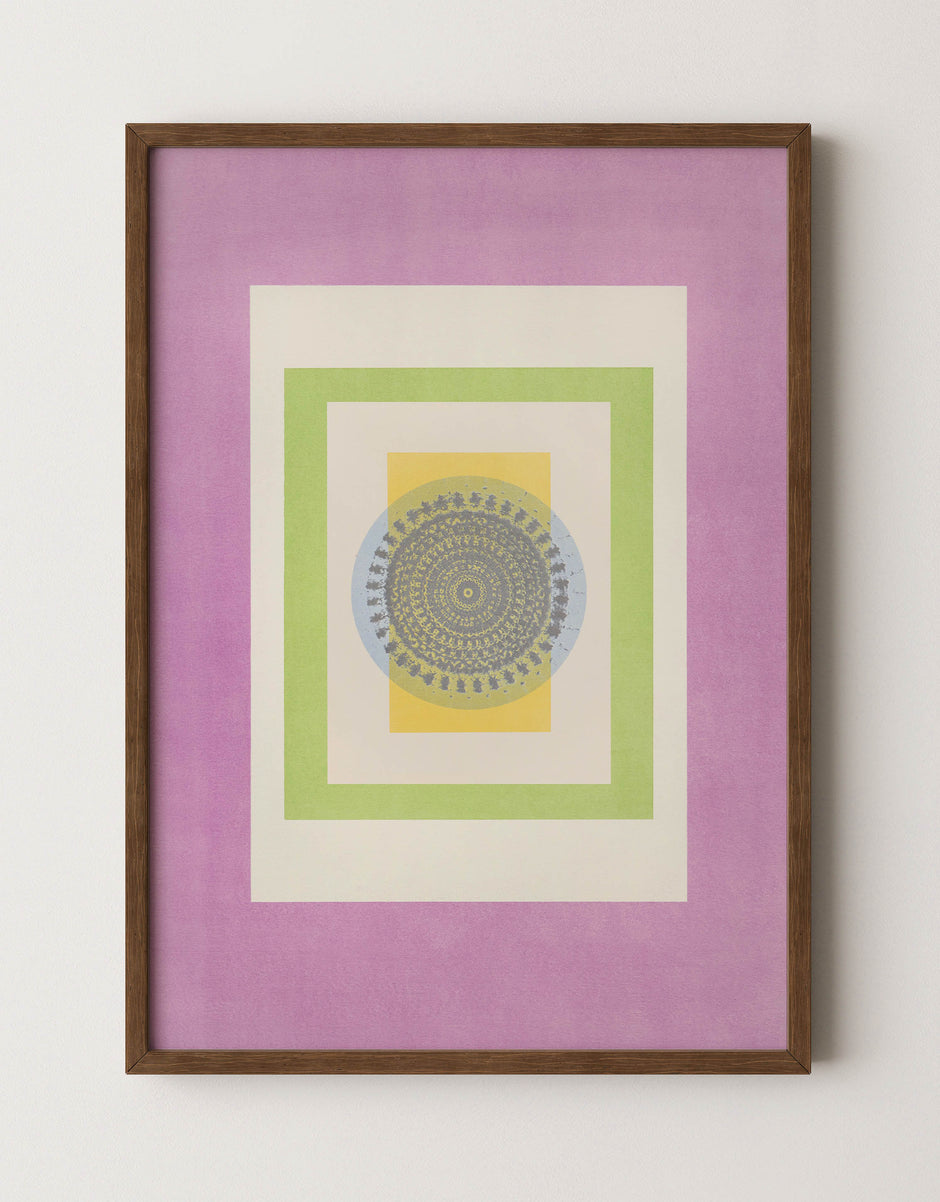 Maxwell Prints | Color Field Mandala Art